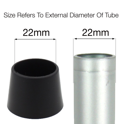 22mm PTFE Teflon Coated Ferrules For The Bottoms Chair Legs